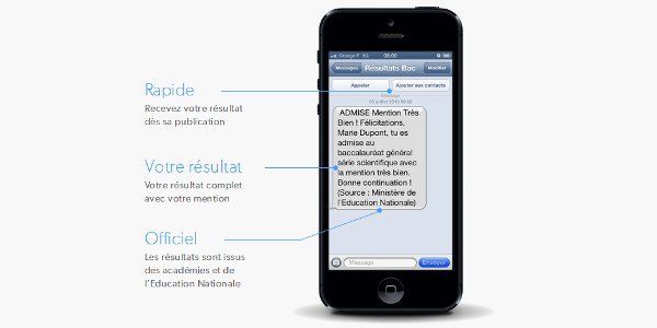 Résultats du bac 2013 : un SMS pour savoir si vous êtes admis ou recalé ...