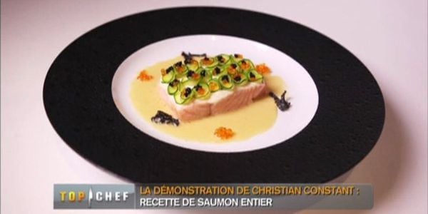 Recette Top Chef 2013 : Saumon aux fleurs de courgette de Christian ...